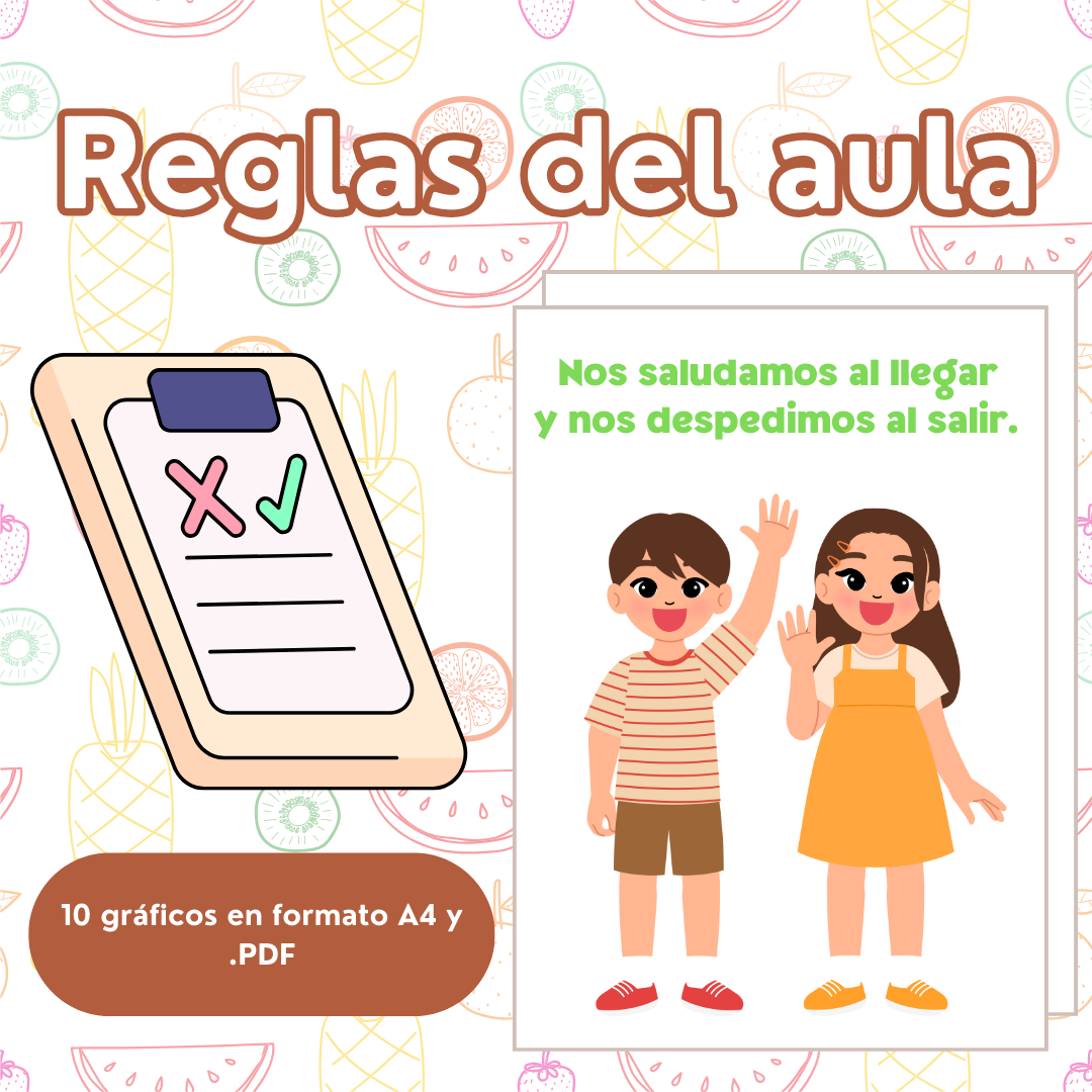 Reglas del aula Frutal – Magia Docente